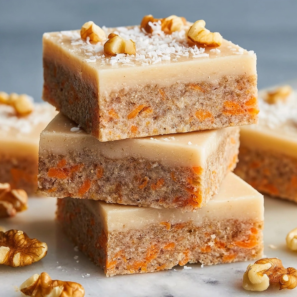 Healthy No-Bake Carrot Cake Breakfast Bars Recipe – sweetindulgencescakes