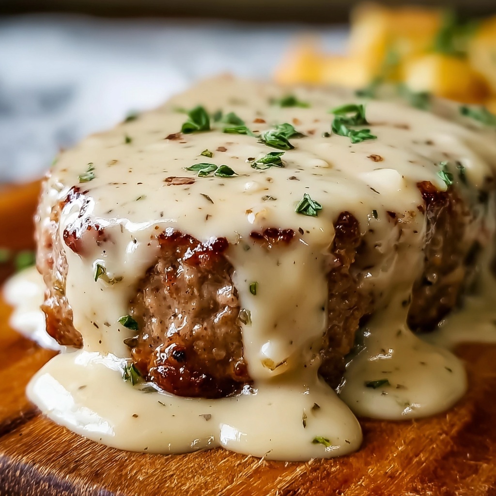 Chicken Cordon Bleu-Inspired Meatloaf with Dijon Gravy Recipe ...